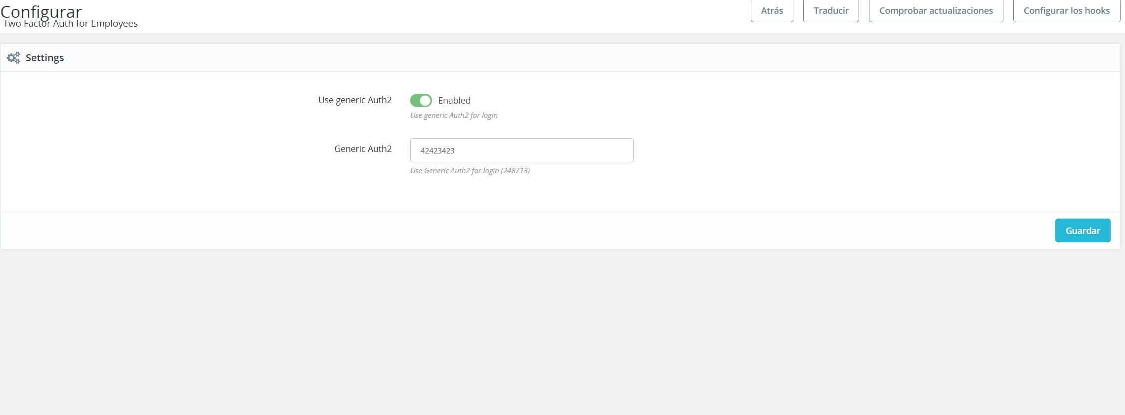 2FA Secure Login Pro para Prestashop multi usuario y empleado – G ...